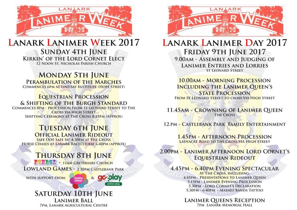 Lanimer Week 2017 - Lanark Lanimers