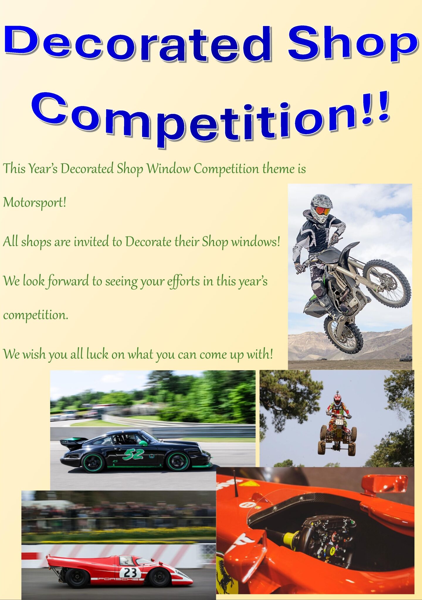 Decorated Shop Window Competition 2024 - Lanark Lanimers