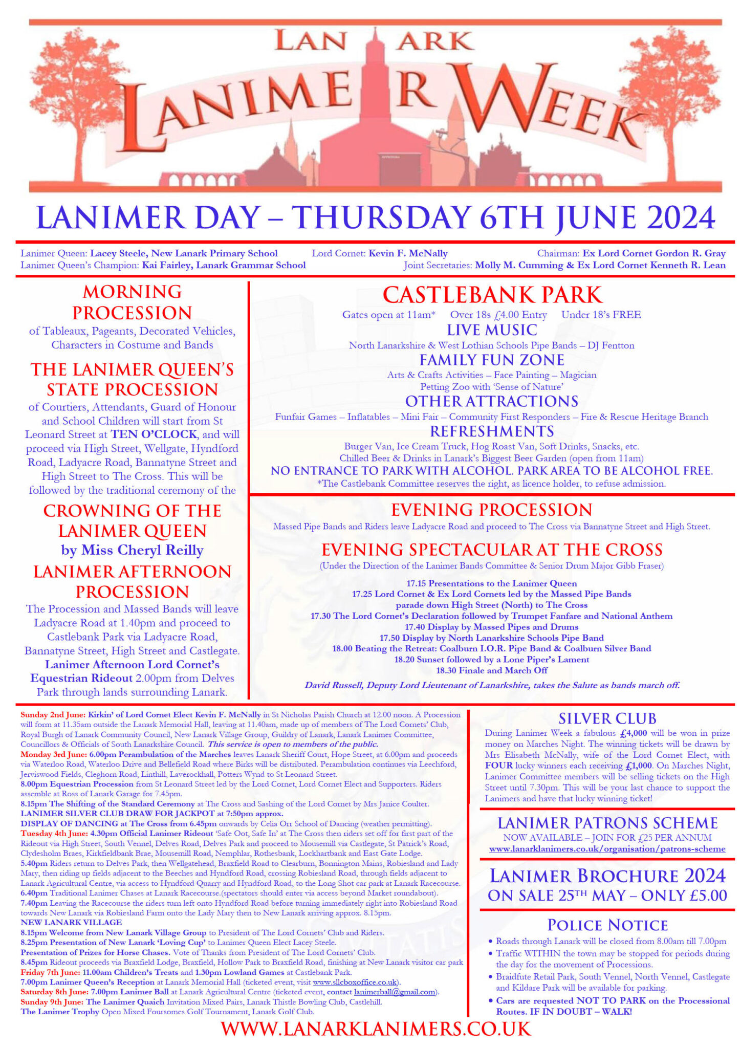 Lanimer Week 2024 in Detail - Lanark Lanimers